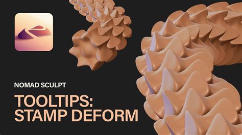 nomad sculpt tooltips stamp deform tips tutorials and help nomad