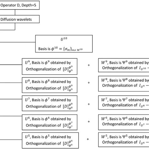 structure of the diffusion wavelets on [0 1] download scientific diagram
