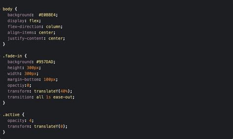Как создать Css анимацию при прокрутке