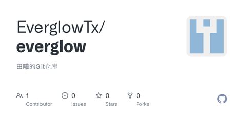 Github Everglowtx Everglow Git