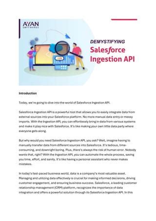Demystifying Salesforce Ingestion API PDF