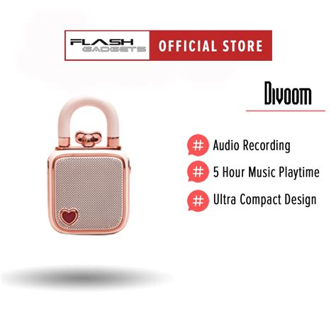 Divoom Lovelock Professional Tuned Audio Ultra Compact Design Audio ...