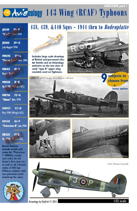 aviaeology decals n docs sets for 32nd scale aircraft models