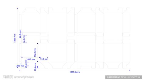 包装刀模设计图 包装设计 广告设计 设计图库 昵图网