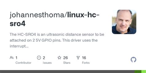 GitHub Johannesthoma Linux Hc Sro4 The HC SRO4 Is An Ultrasonic Distance Sensor To Be