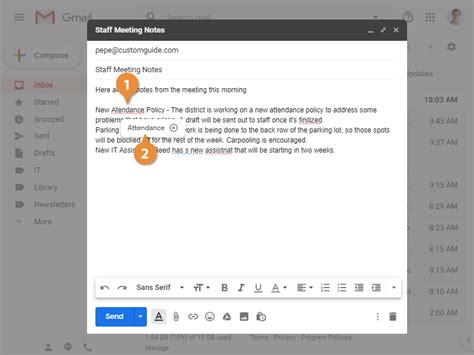 Check Spelling Customguide