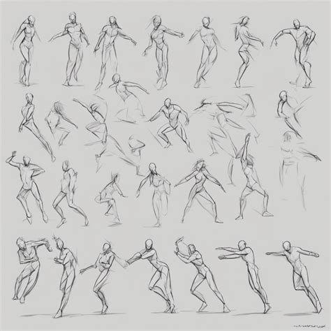 Action Drawing Poses By Someonethatraged On Deviantart