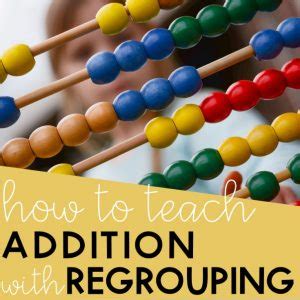 Addition With Regrouping The Learning Corner