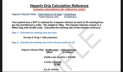 [solved] A Patient Is Receiving An Infusion Of 18 Units Kg He Wt 91 Kg The Concentration Of
