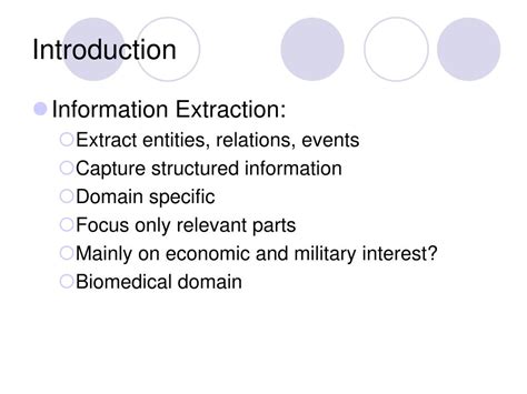 Ppt Information Extraction From Biomedical Text Powerpoint Presentation Id2712536