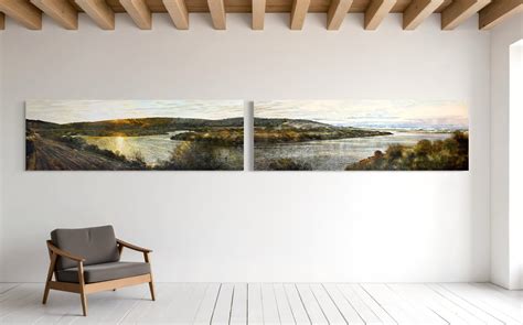 First Light Over Bowes River Easter 2025 Diptych Yallingup Galleries