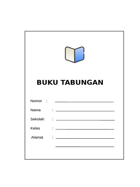 Contoh Format Buku Tabungan Siswa Pdf