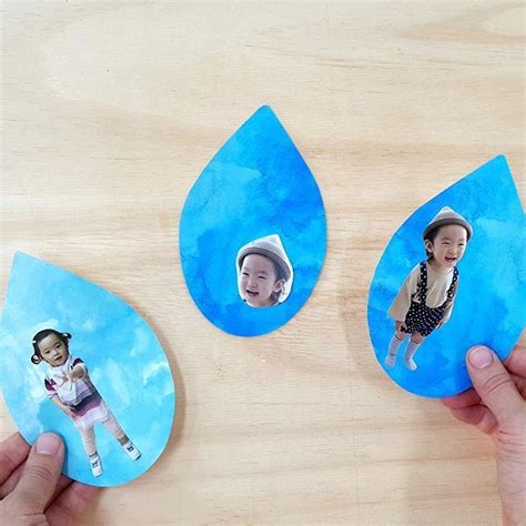 방울비의 여행 💦 환경구성 물방울 누리놀이 어린이집 유치원 교실 미술활동 만들기 환경과생활 5세 Art For