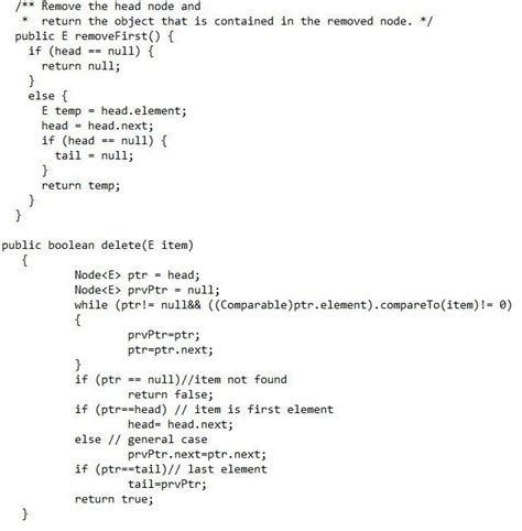 Solved Write A Java Method Getunique For The Mylinkedlist