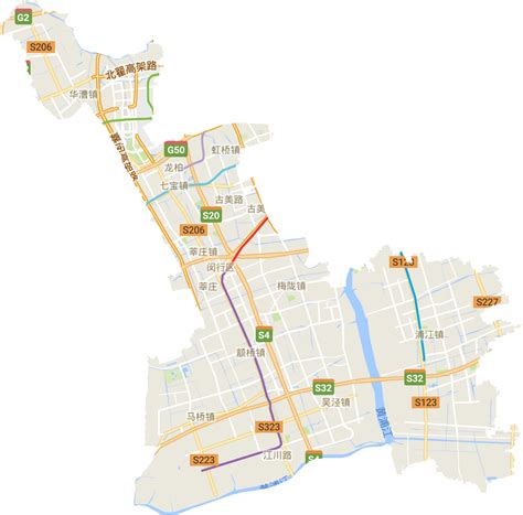 上海市地图闵行区 九星 医院 第4页 大山谷图库