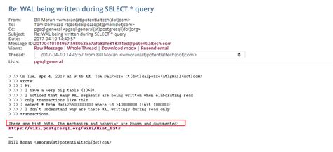 Pg 故障分析之 Select Count 产生大量wal 日志 墨天轮 Pg 故障分析之 Select Count 产生大量wal 日志 墨天轮