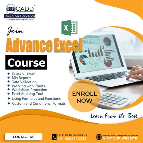 techcadd 📊 take your excel skills to the next level with our advanced excel course 🔹 complex