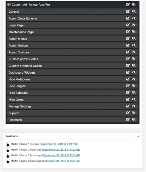 Custom Admin Interface Pro Northern Beaches Websites