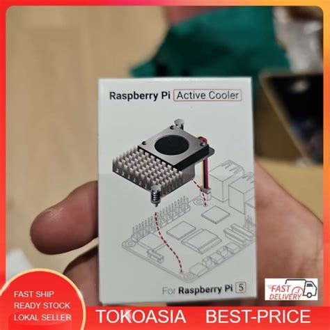 Jual Official Heatsink And Active Cooler For Raspberry Pi 5 Di Seller