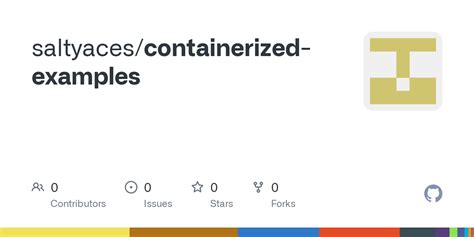 Github Saltyacescontainerized Examples