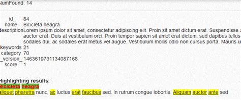 Solarium Solr Highlighting Directly On Text Stack Overflow