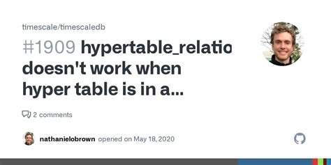 Hypertablerelationsize Doesnt Work When Hyper Table Is In A Schema Other Than Public · Issue