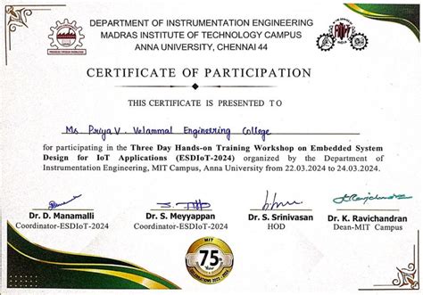Priya V On Linkedin Mit Iotinnovation Embeddedsystems Mitmadras Annauniversity