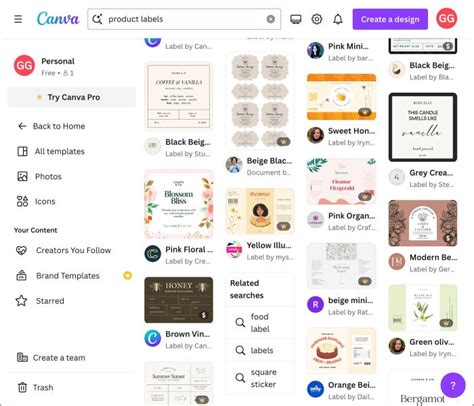 Designing A Label In Canva How To Print With Avery