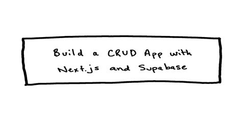 next js and supabase crud app guide