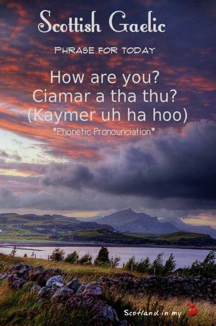78 Best Images About Scots Gaelic On Pinterest English The Heritage And Words