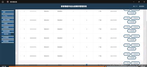 Ssm毕设 家家惠超市后台进销存管理系统源码程序论文 Csdn博客