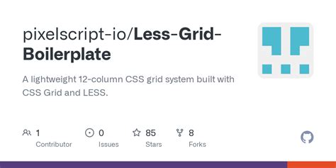 Github Pixelscript Ioless Grid Boilerplate A Lightweight 12 Column Css Grid System Built