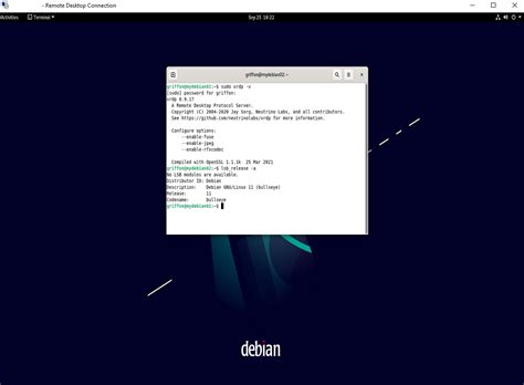 XRDP Detected Issues With Debian 11 Oh No Something Has Gone