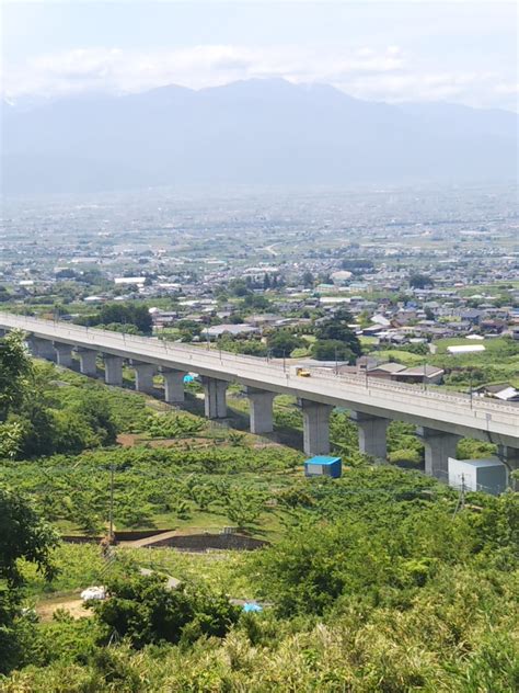 勝沼からのリニアの丘へ 塞翁のバイク日記