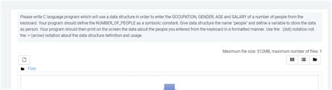 Solved Please Write C Language Program Which Will Use A Data