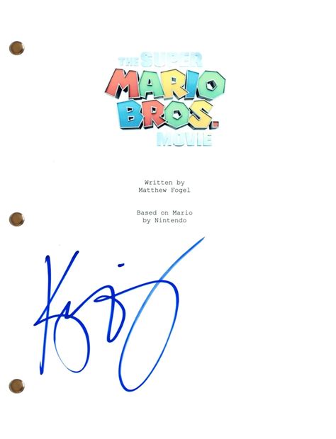 Keegan Michael Key Signed Autographed The Super Mario Bros Movie