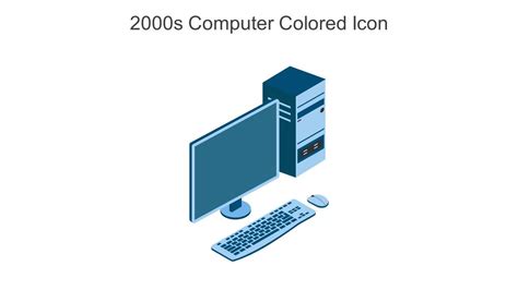 2000s computer colored icon in powerpoint pptx png and editable eps