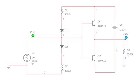 Class B Push Pull Power Amplifier Circuit Diagram