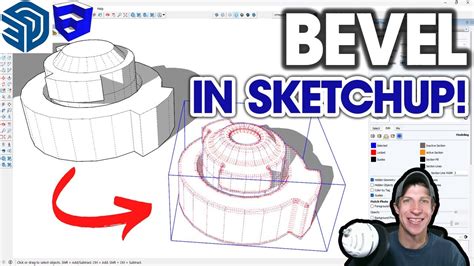 The Best Bevel Extension For Sketchup Youtube