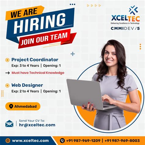 Hiring Xceltec Hiringimmediately Hiringalerts Webdesigner