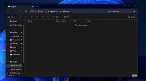 Microsoft Run Ps Script Now If You Deleted Inetpub On Windows 11 Windows 10