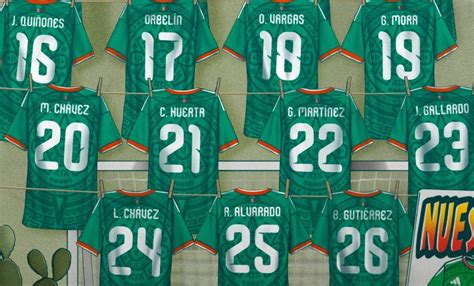 Mexico Team Jersey Numbers World Cup 2026 Squad El Tri Wc Roster List