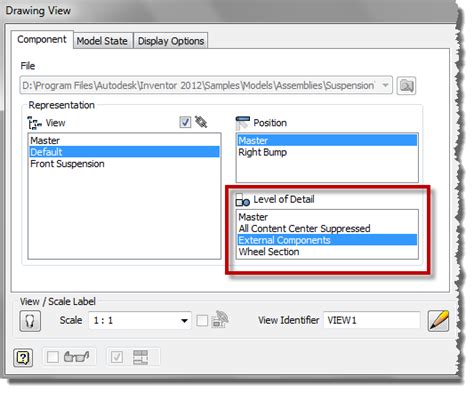 How And When To Use Autodesk Inventor Lod Reps For Assembly Drawings