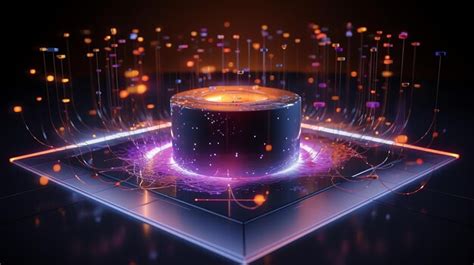 Premium Ai Image Futuristic Quantum Computing Realm Processes Complex