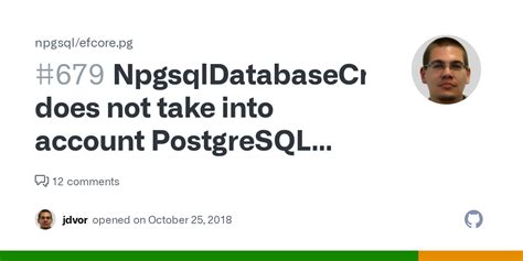 Npgsqldatabasecreator Does Not Take Into Account Postgresql Schema