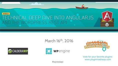 Webinar Angularjs And The Wordpress Rest Api Ppt