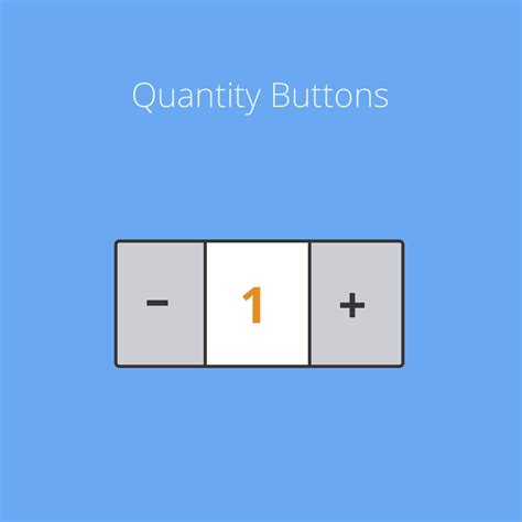 quantity buttons for magento 2