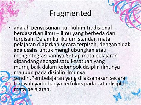 The Fragmented Model Pptx