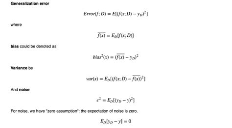 Understanding Generalization Error In Machine Learning By Yi Xin Medium