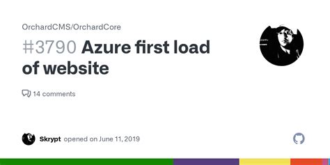 Azure First Load Of Website · Issue 3790 · Orchardcmsorchardcore · Github